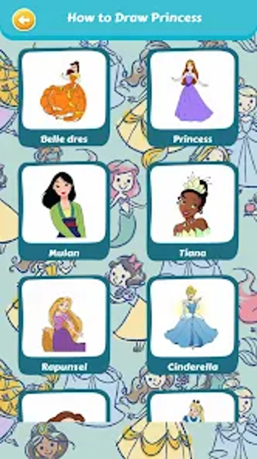 How to Draw Princess para Android - Descargar