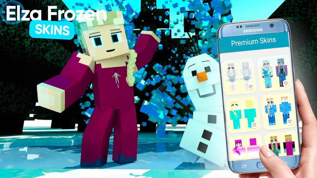 Elsa Frozen skin for Minecraft para Android - Descargar