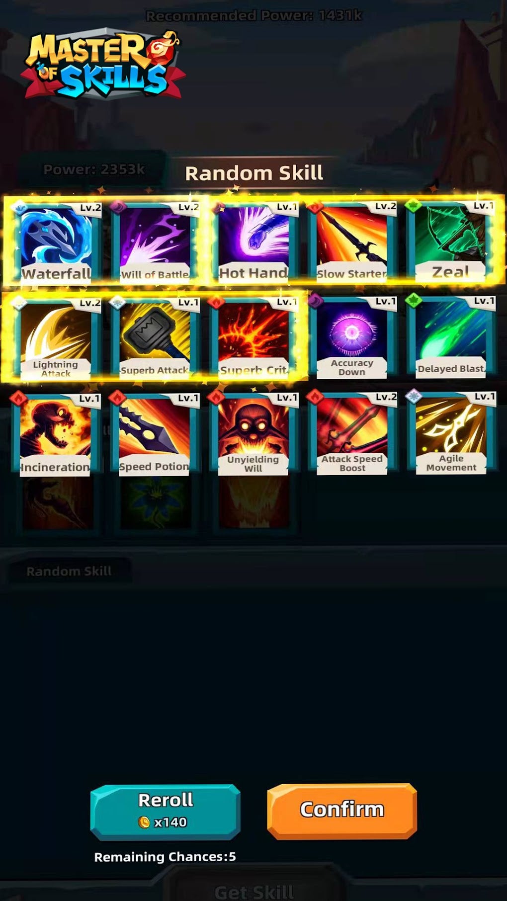 Master of skills for Android - Download