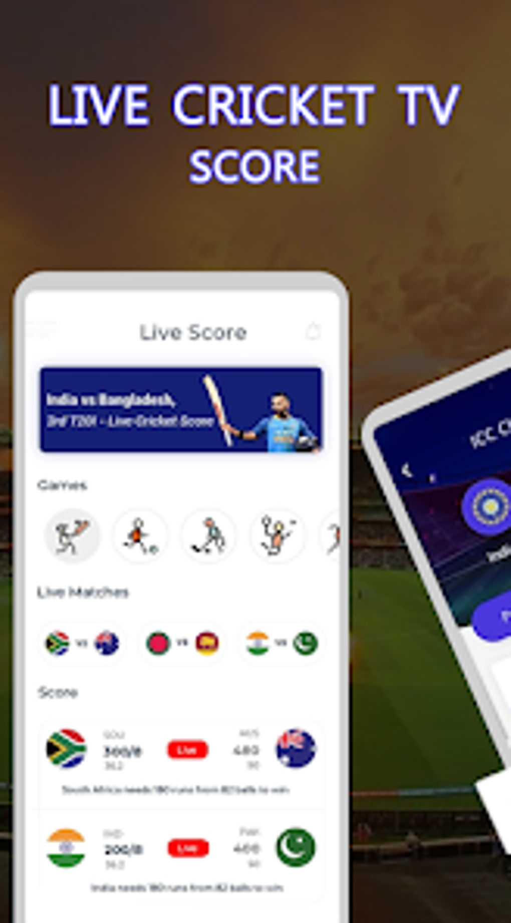 Live Cricket TV IPL 2023 Tips per Android - Download
