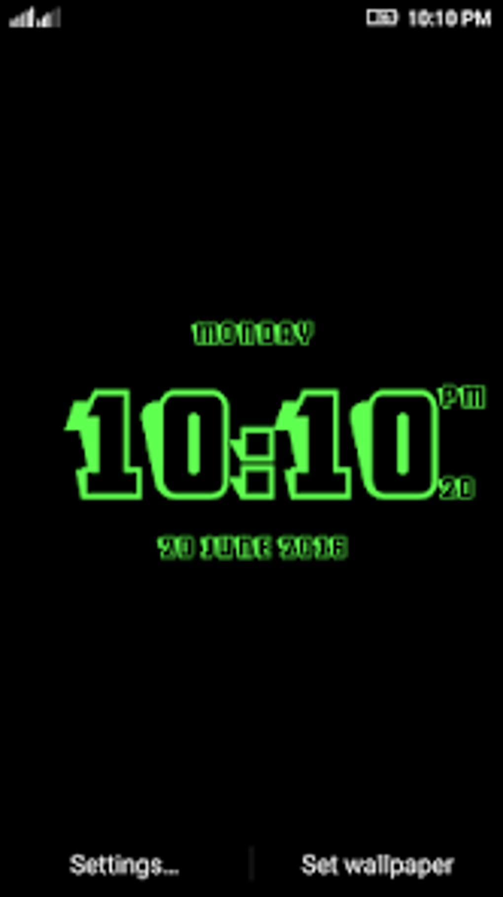 3D Digital Clock LWP for Android - 無料・ダウンロード