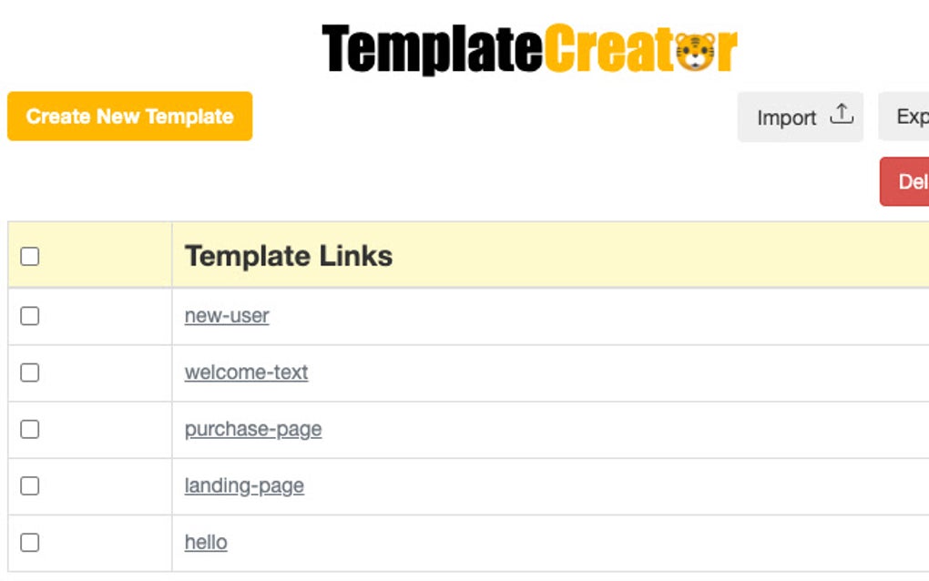 Text Template Google Chrome 용 - 확장 프로그램 다운로드