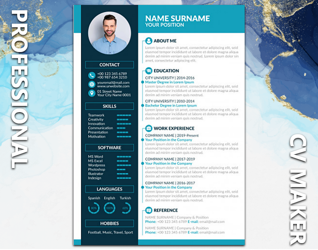 CV Maker by Resume Templates Covers CV Builder para Android - Descargar