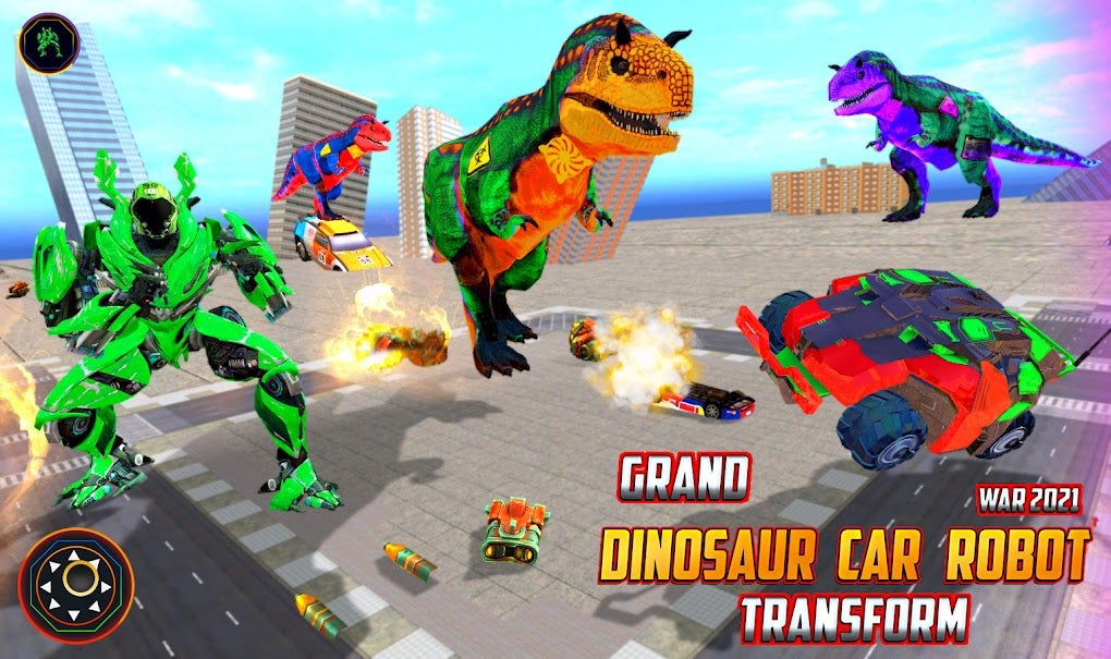 Dinosaur Robot Transform Car for Android - Download