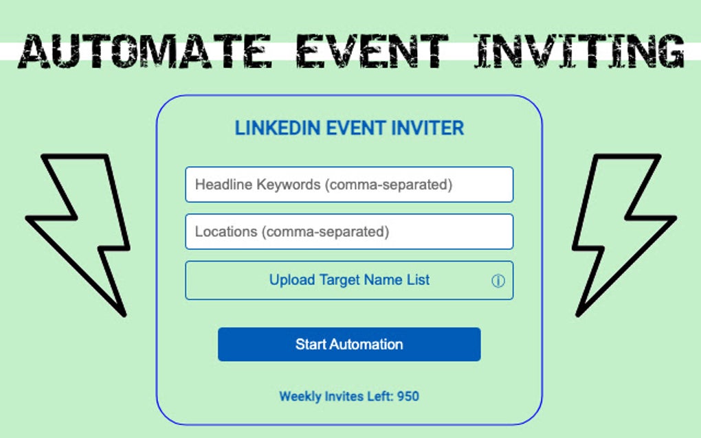 LinkedIn Event Inviter para Google Chrome - Extensión Descargar
