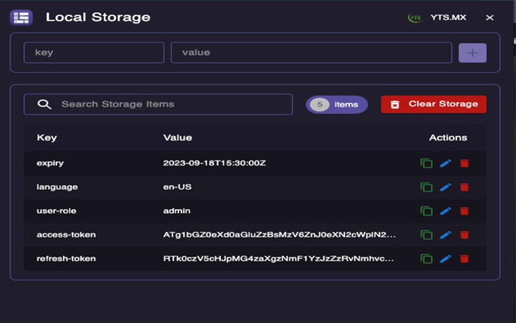 Local Storage for Google Chrome - Extension Download