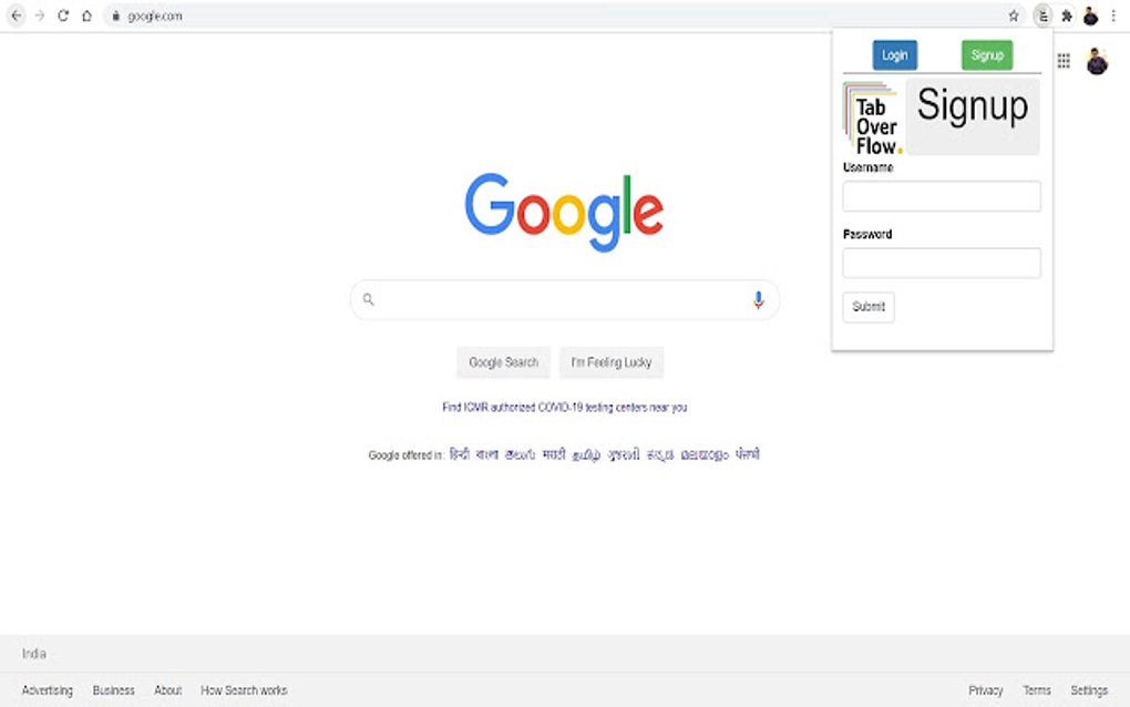 Taboverflow Google Chrome için - Eklenti İndir