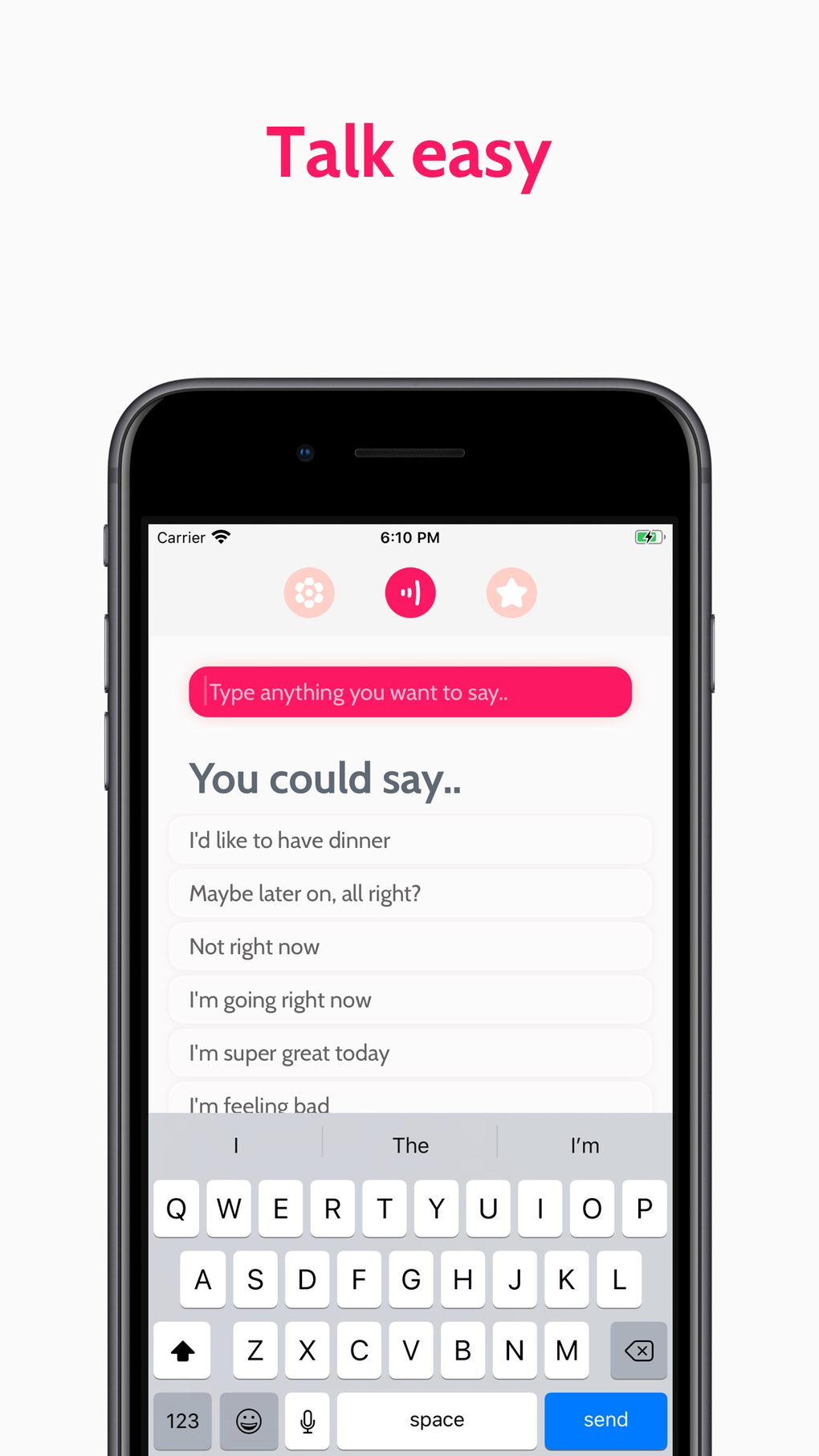 Dinata: Speech AAC Assistant for iPhone - Download
