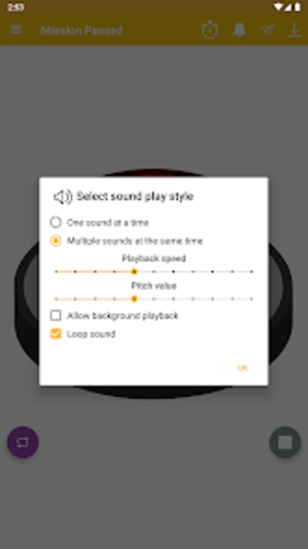 MISSION PASSED Button for Android - Download