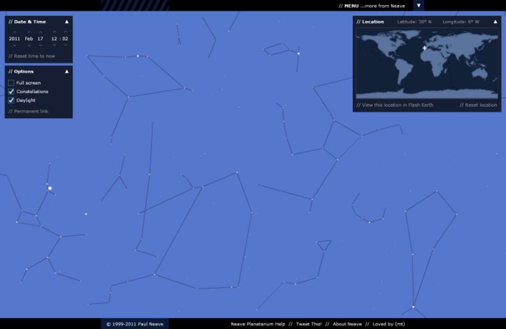 Neave Planetarium Online