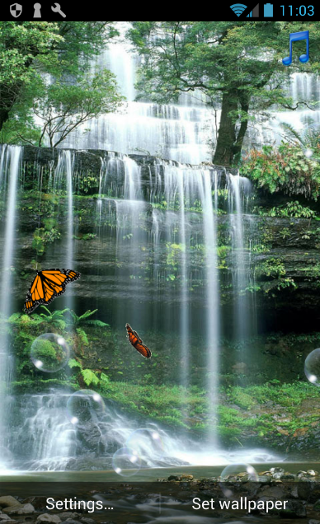 Waterfall Live Wallpaper APK pour Android - Télécharger