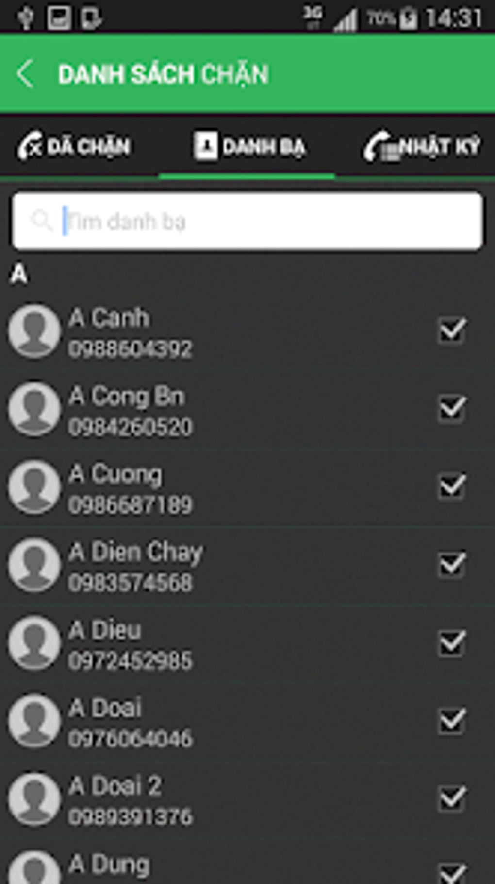Chống làm phiền for Android - Download