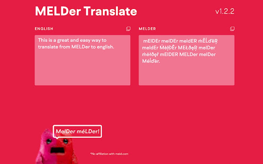 Melder Translator for Google Chrome - Extension Download