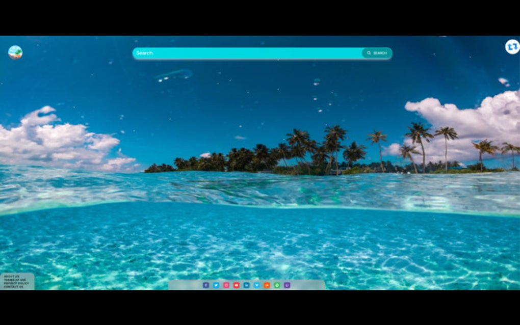 Tropical Horizons Wallpapers for Google Chrome - Extension Download