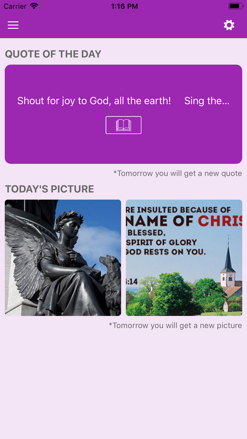 Daily Psalms Bible Verses For IPhone 