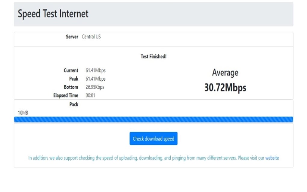 Speed Test Internet for Google Chrome - Extension Download
