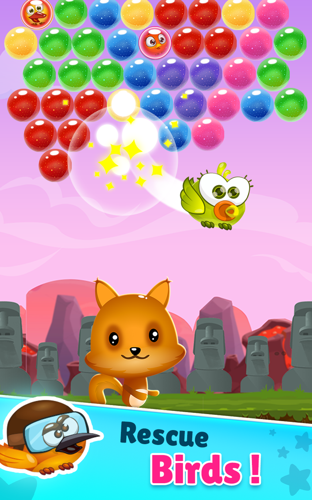 Bird Pop: Bubble Shooter Games for Android - Download