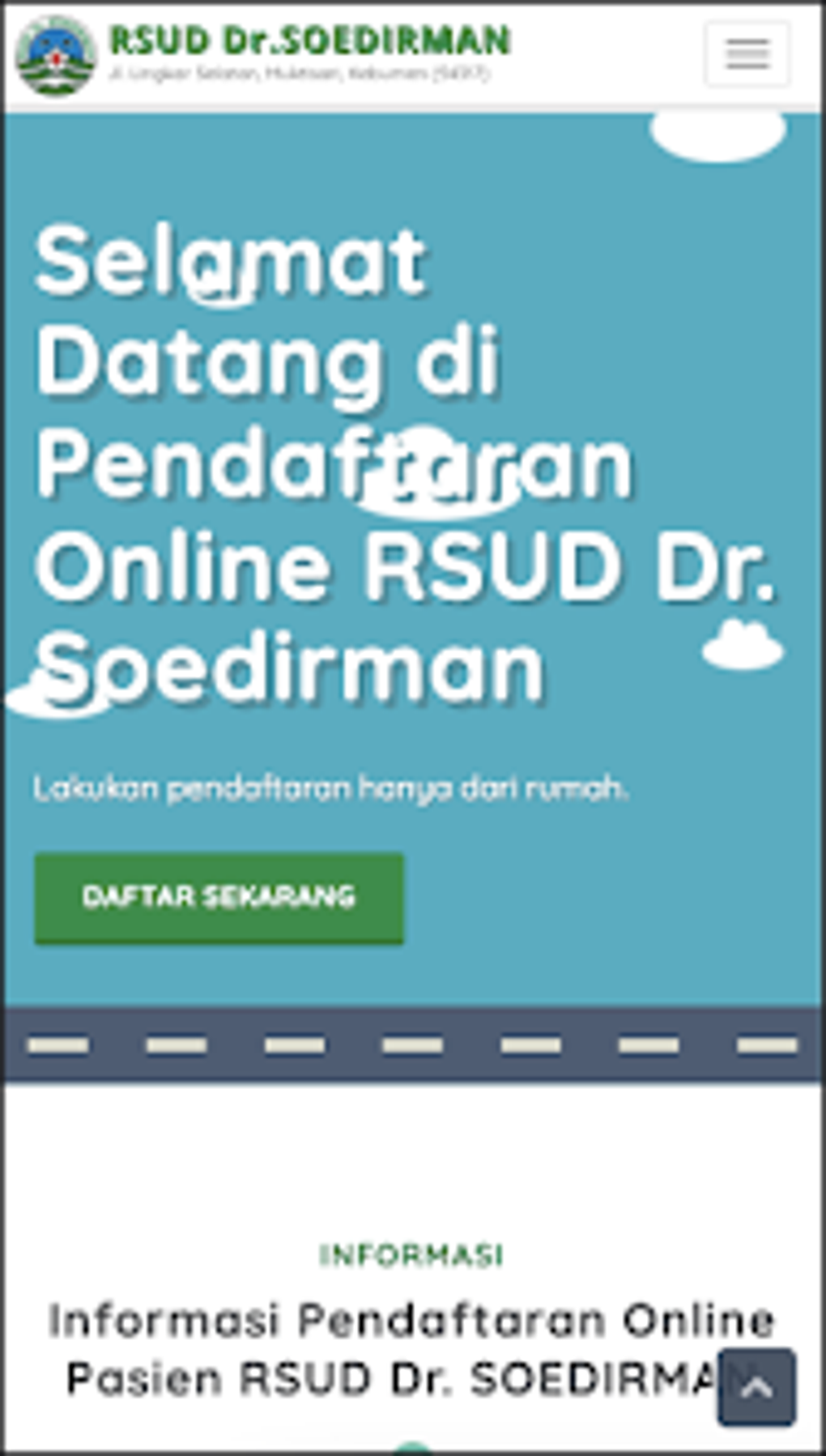 Pendaftaran RSUD Dr. Soedirman for Android - Download