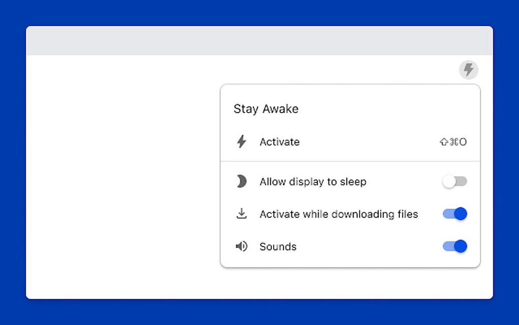 Stay Awake - Keep your system awake for Google Chrome - Extension Download