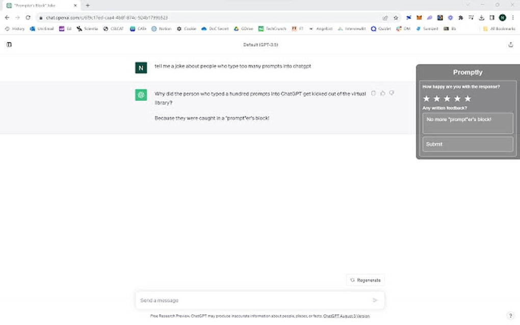 Promptly para Google Chrome - Extensión Descargar