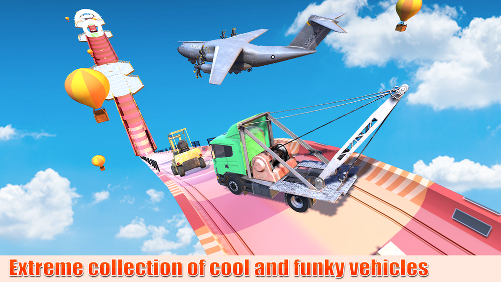 GT racing car stunts megaramp extreme jumping 2020 APK para Android ...