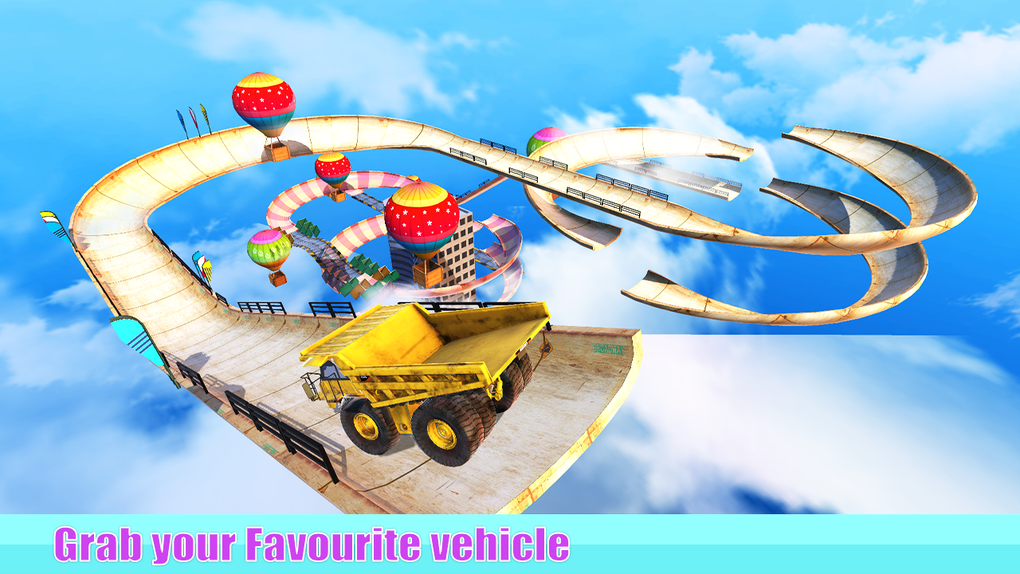 GT racing car stunts megaramp extreme jumping 2020 APK para Android ...