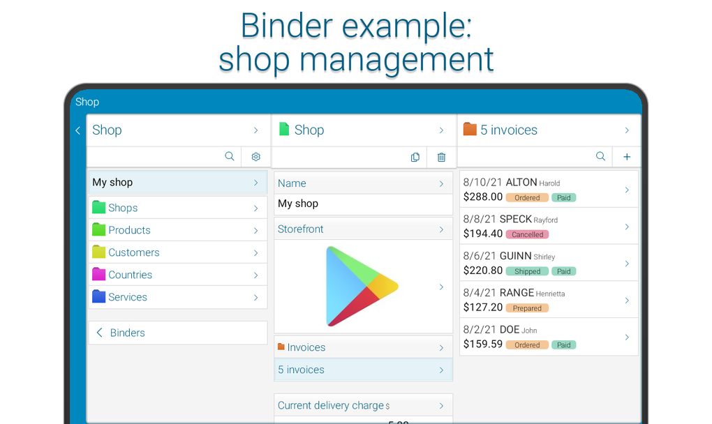 Android 용 Binders | Database APK - 다운로드