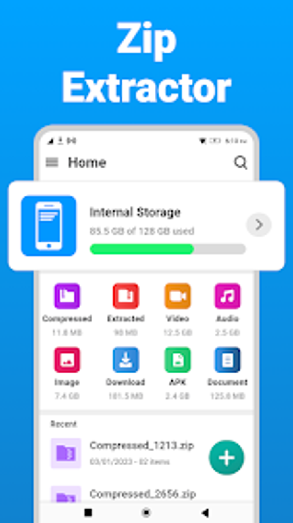 Zip Extractor - UnZIP UnRAR per Android - Download