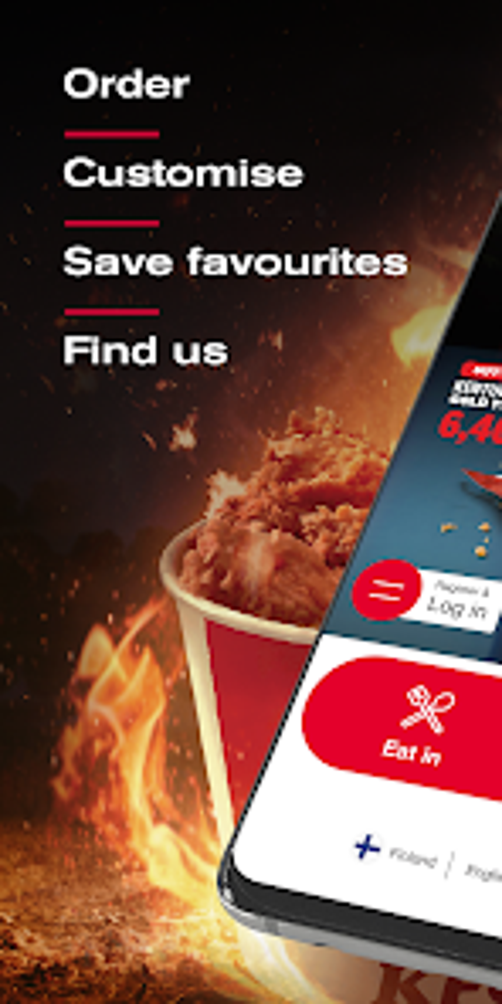 KFC Finland para Android - Descargar