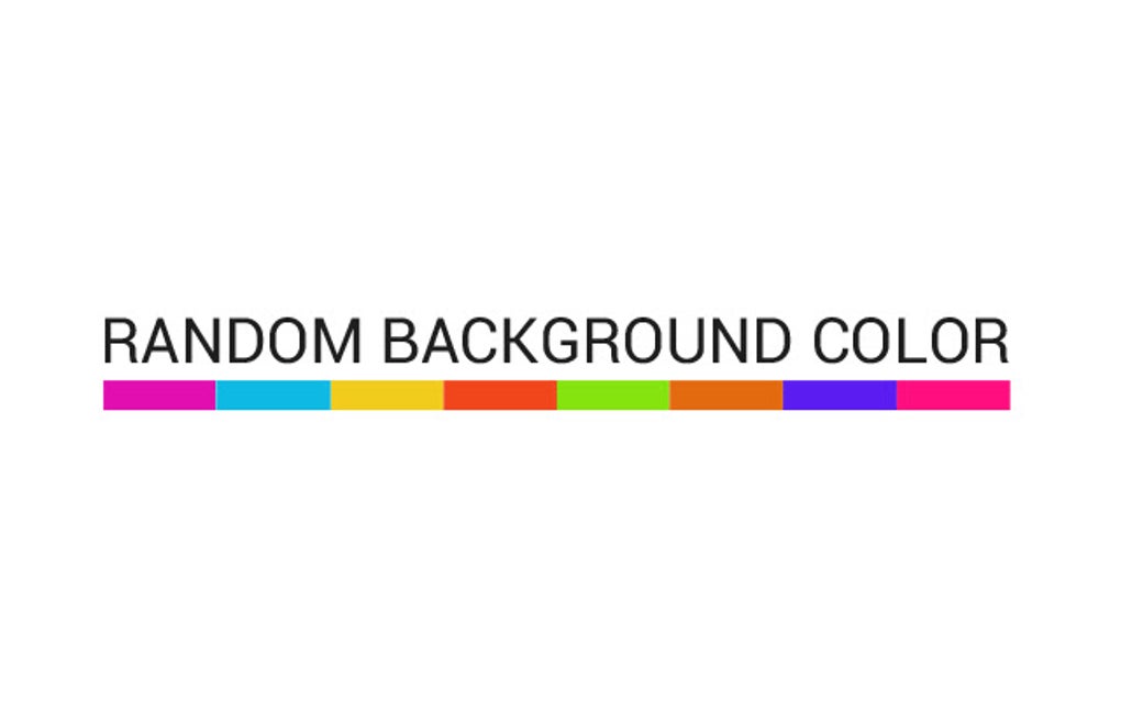Random Background Color para Google Chrome - Extensión Descargar