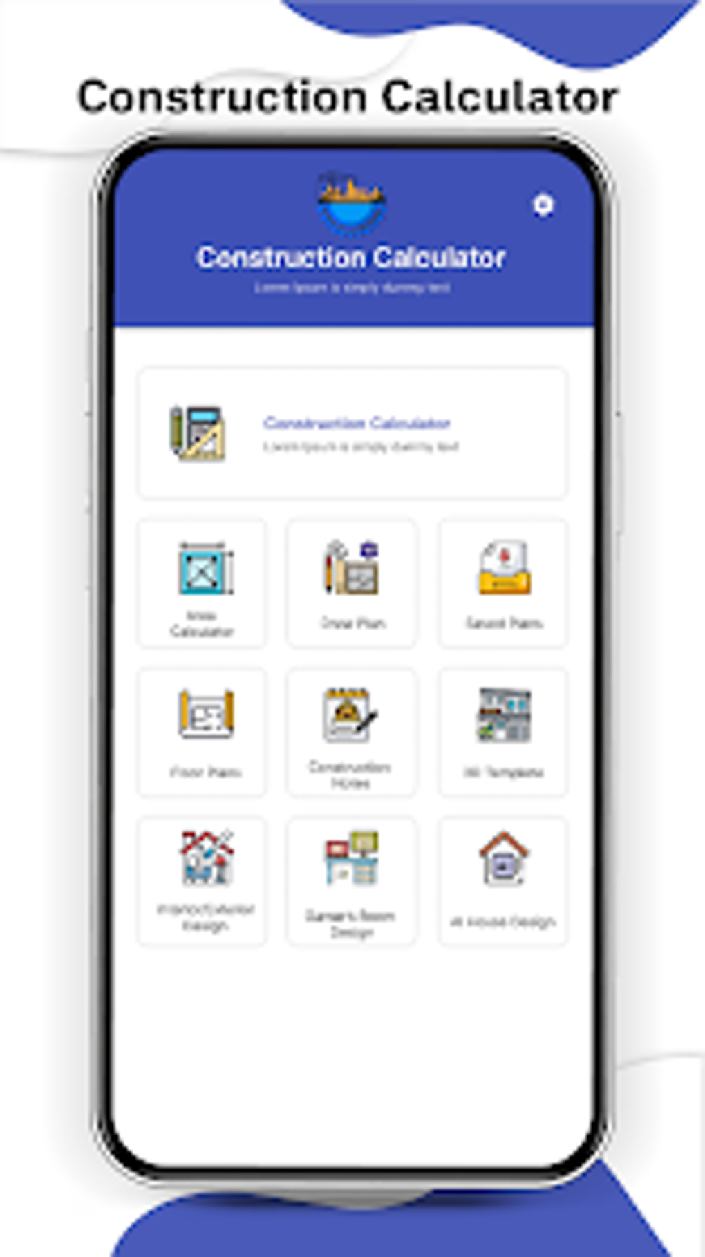 Construction Calculator for Android - Download