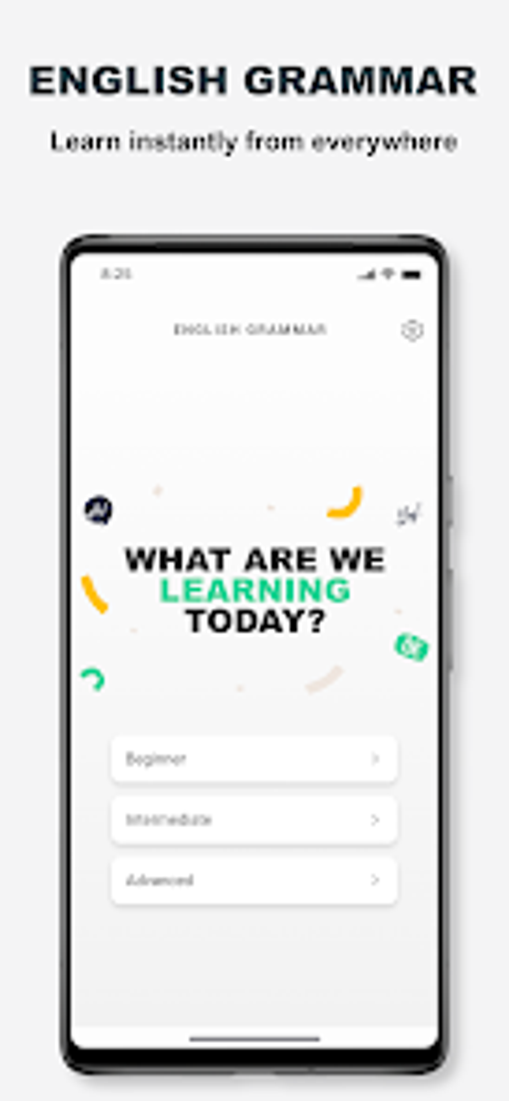 English Grammar Test per Android - Download
