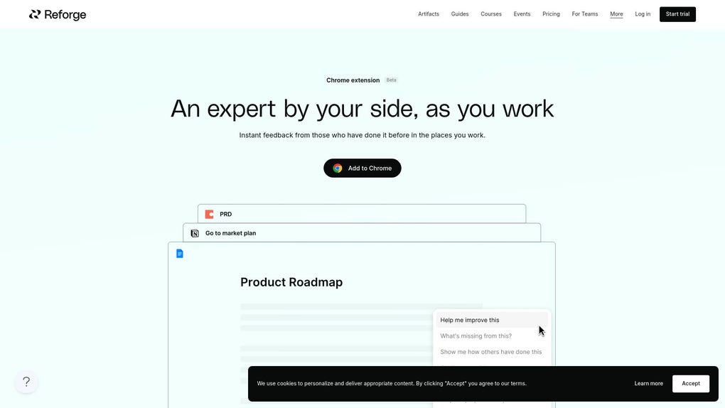 Reforge for AI business: review, features & use cases