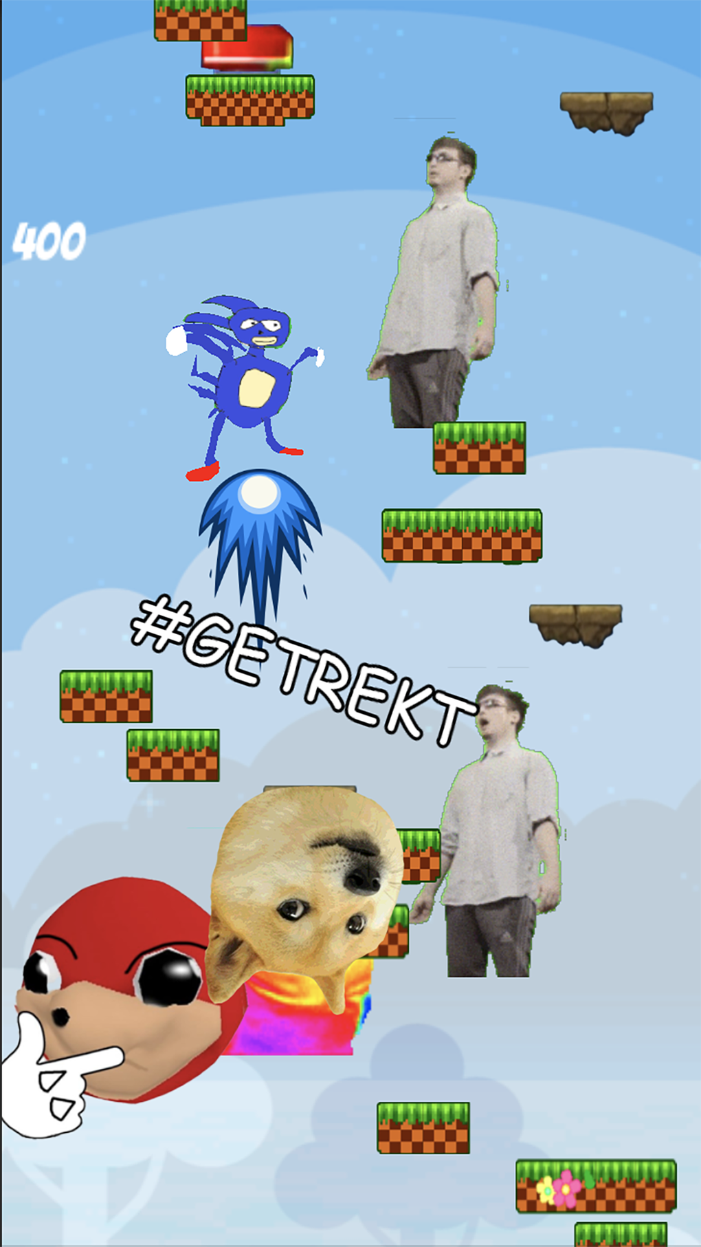 Sanic Meme Jumper for iPhone - Download