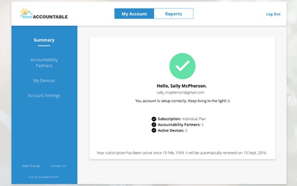 Ever Accountable For Chrome for Google Chrome - Extension Download