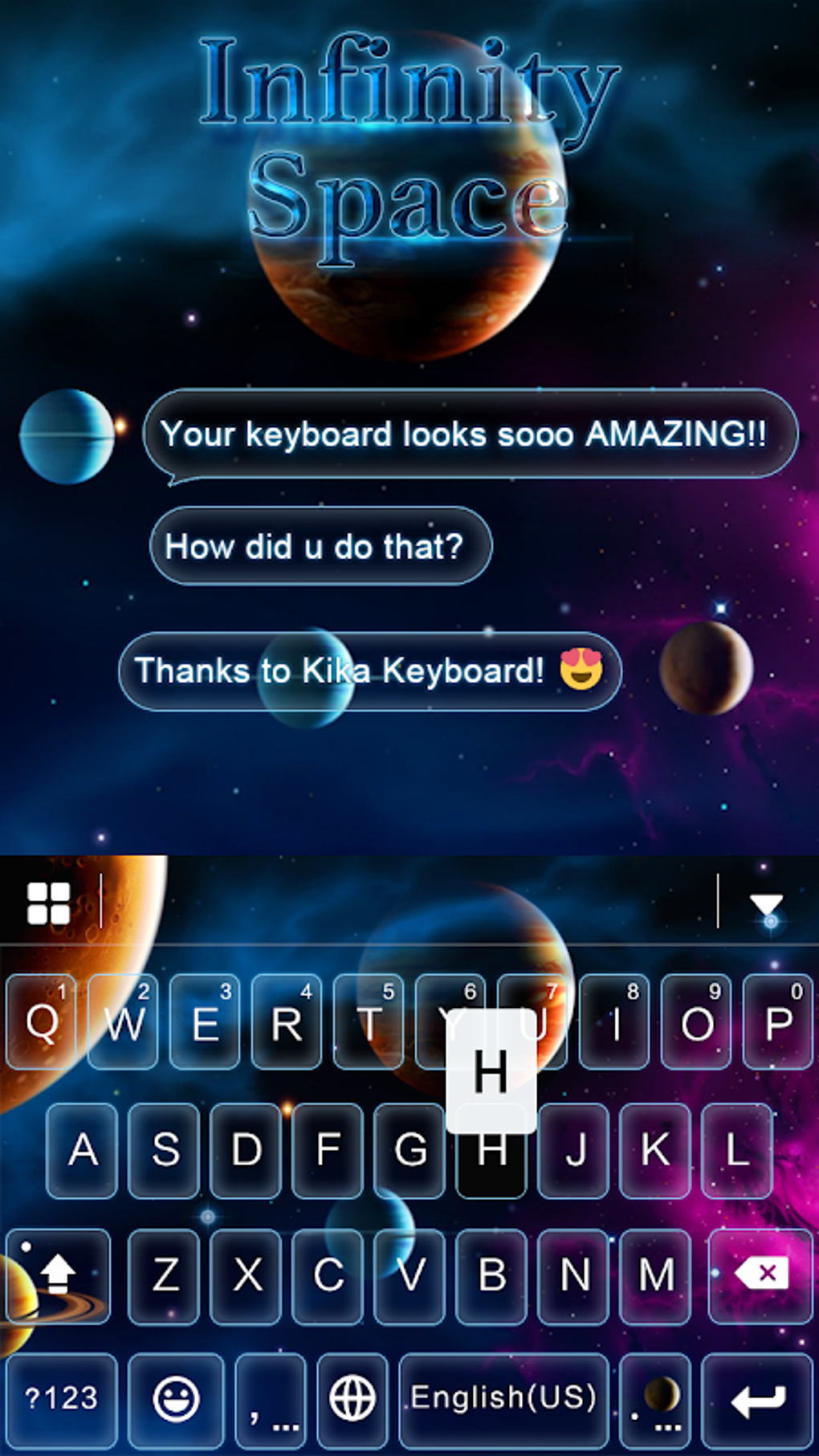 Infinity Space Keyboard Theme APK for Android - Download