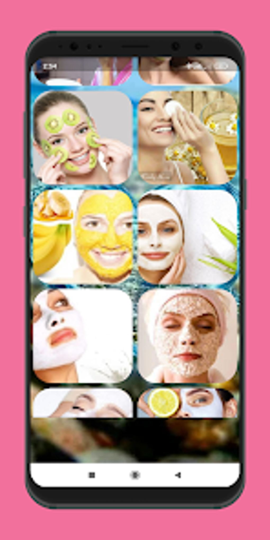 Natural face masks for Android - Download
