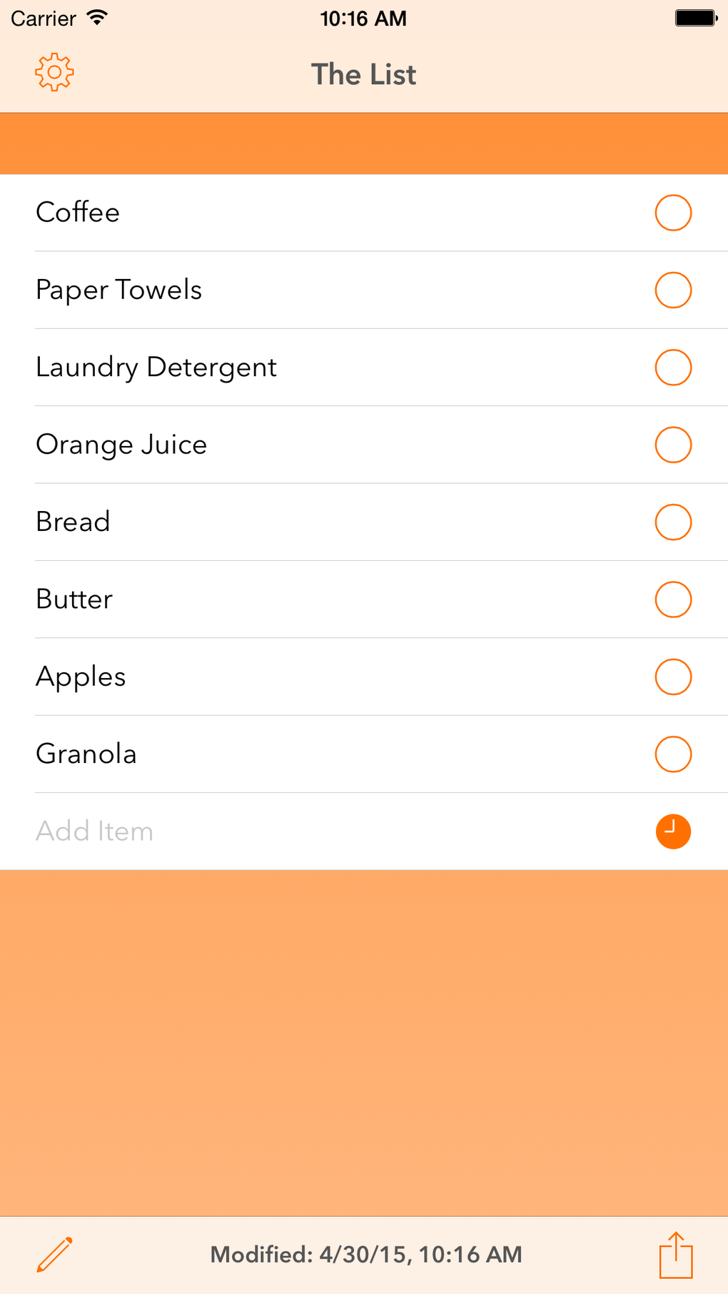 The List: Groceries Simplified for iPhone - Download