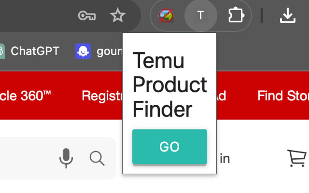 Temu Product Finder Google Chrome 용 - 확장 프로그램 다운로드