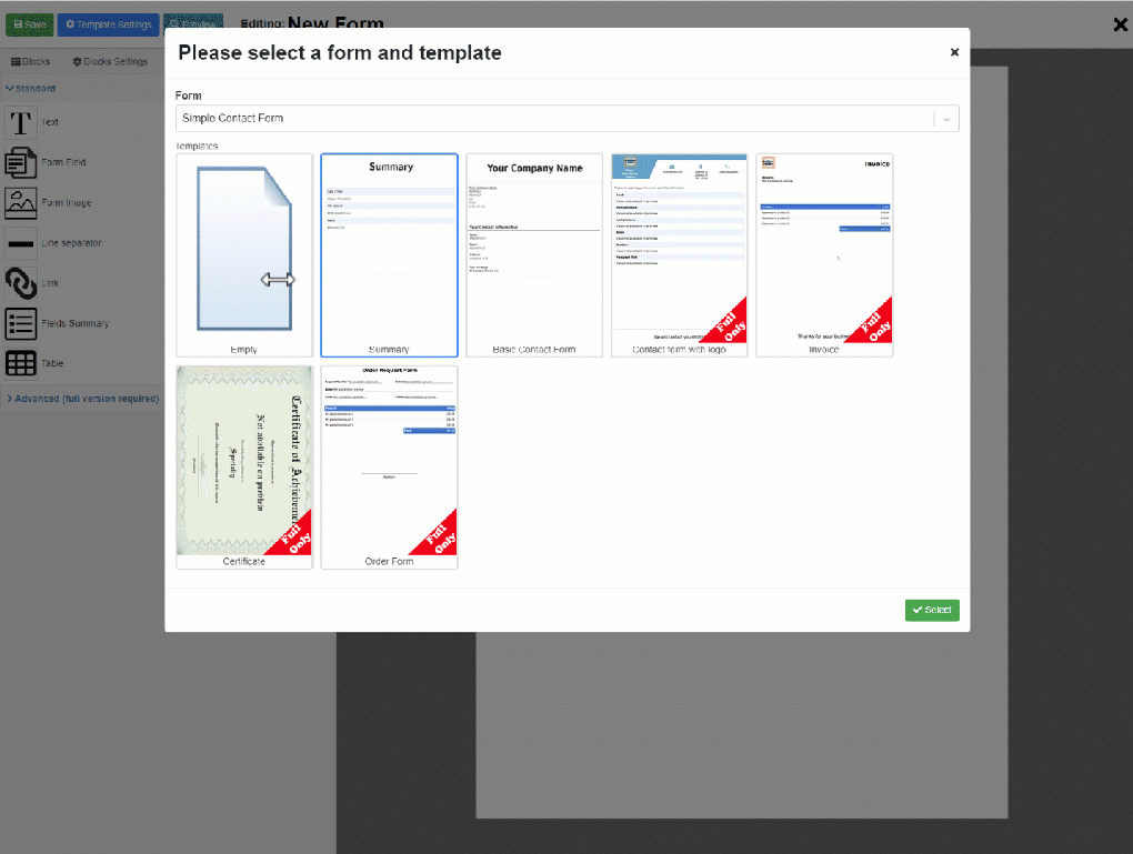 PDF Builder for WPForms para WordPress - Descargar