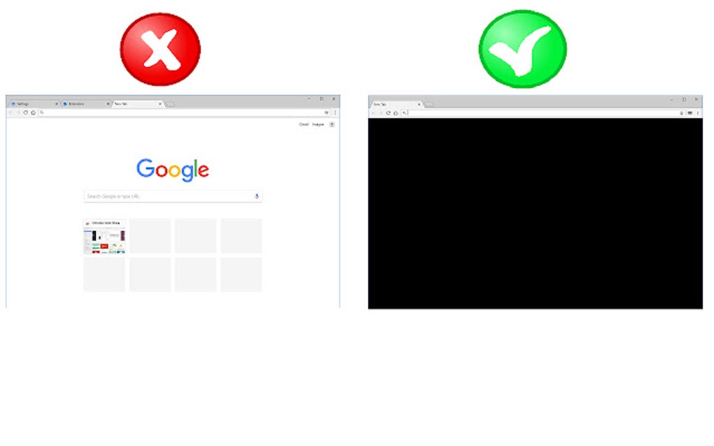 New Tab Custom Colour Blank Page for Google Chrome - Extension Download