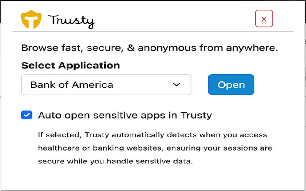 Trusty for Google Chrome - Extension Download