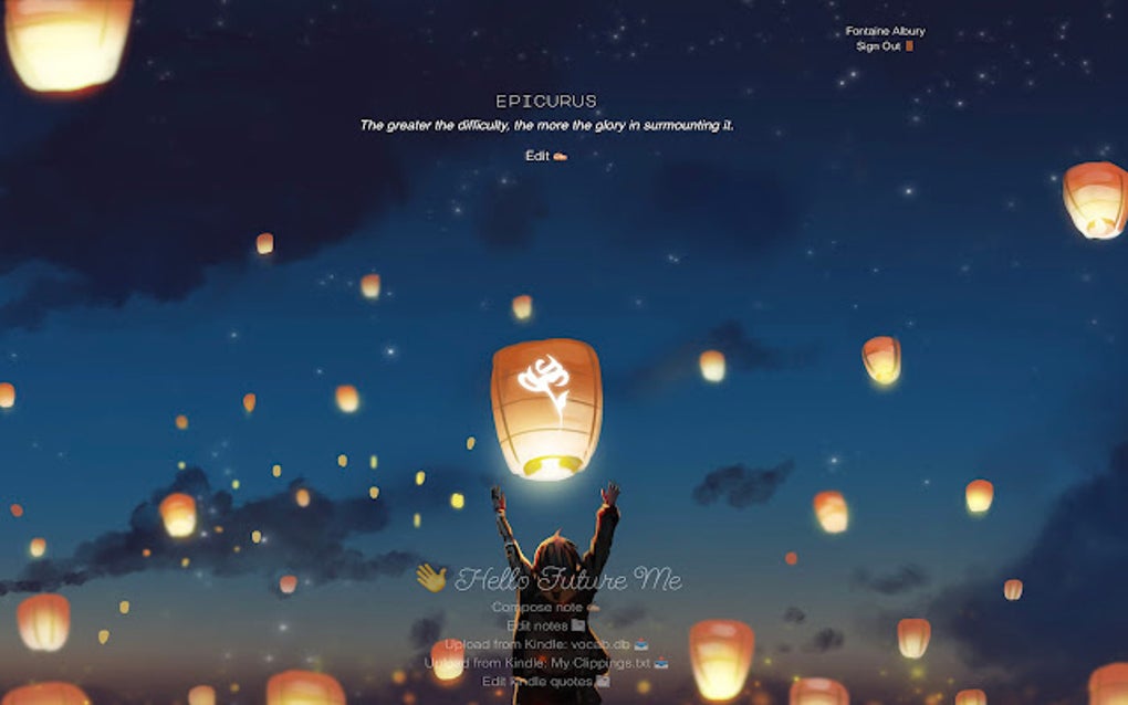 Hello Future Me para Google Chrome - Extensión Descargar