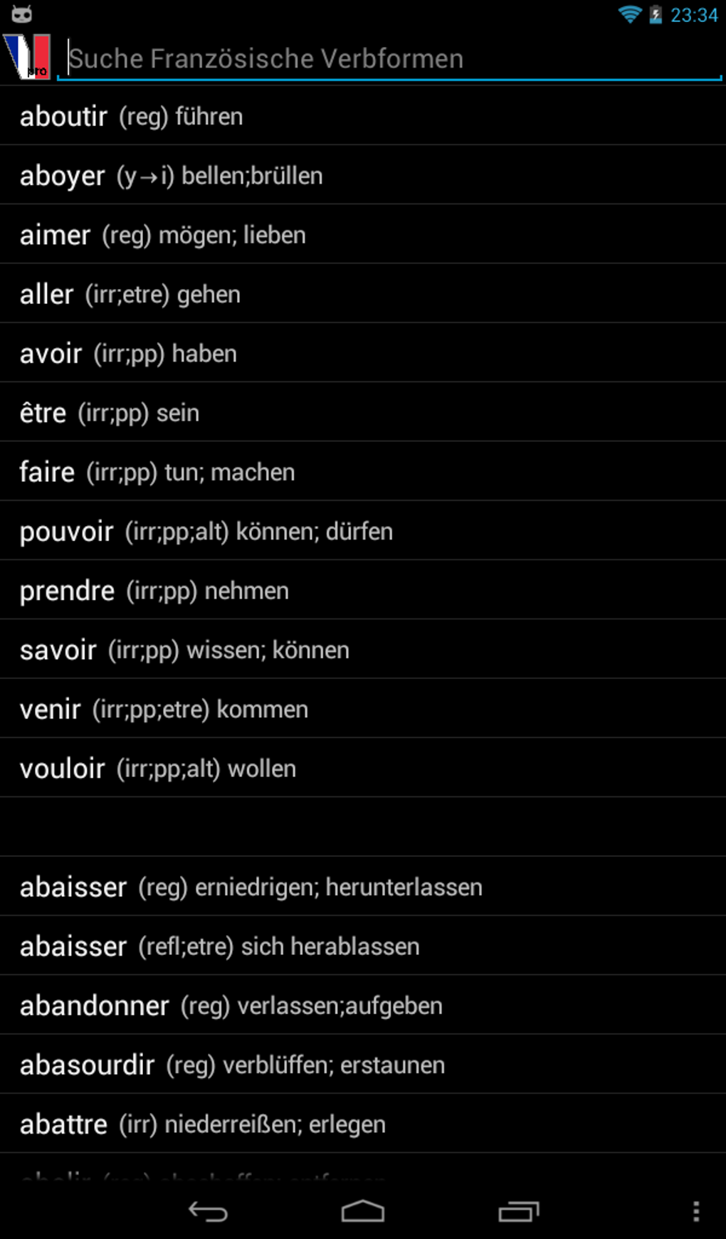 French Verbs APK for Android - Download