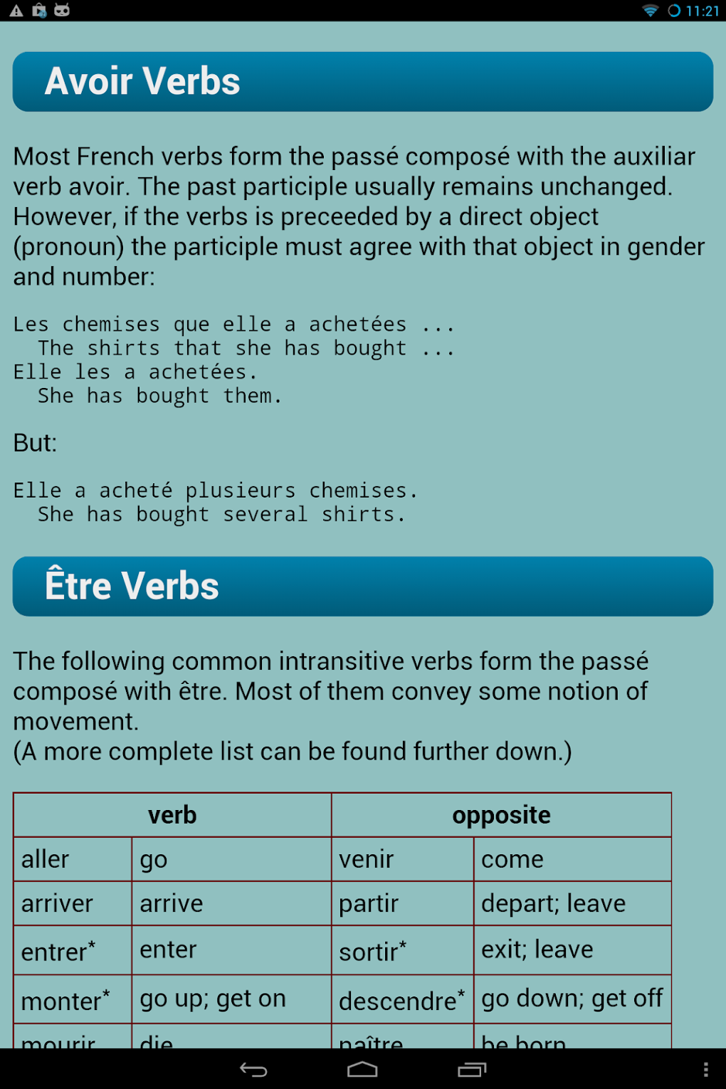 French Verbs APK for Android - Download