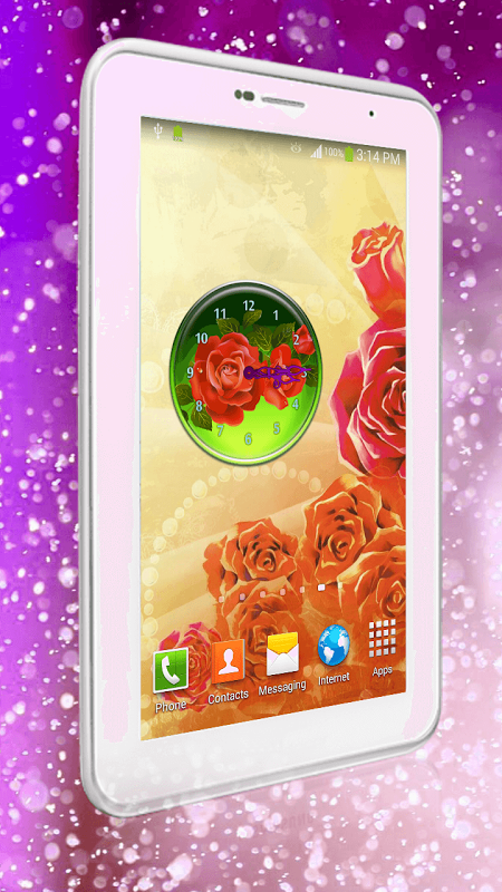 Roses Clock Widget APK for Android - Download