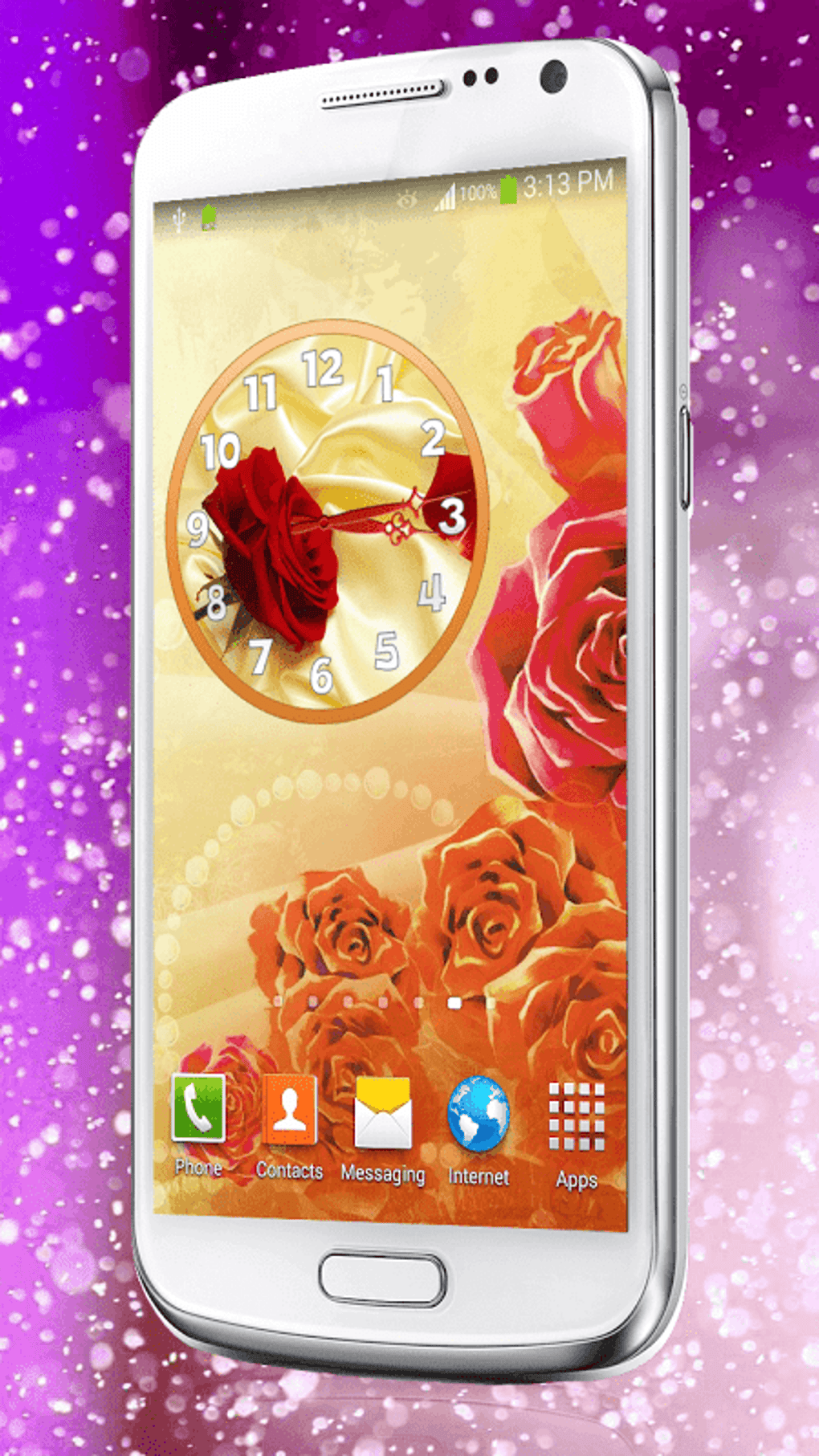 Roses Clock Widget APK for Android - Download