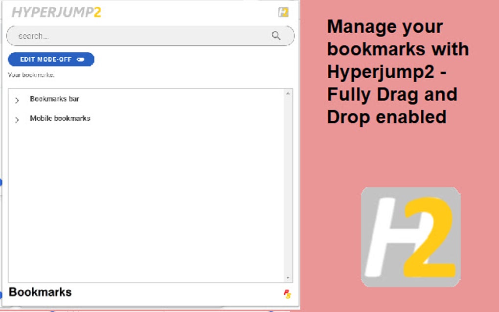 HyperJump 2 Bookmarks for Google Chrome - Extension Download