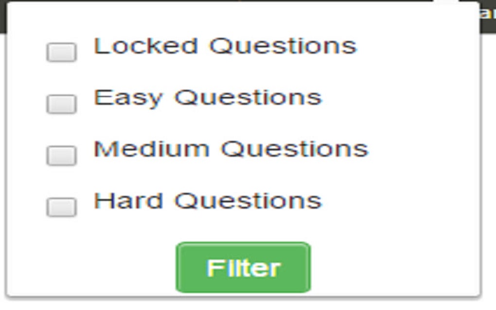 Leetcode Filter para Google Chrome - Extensión Descargar