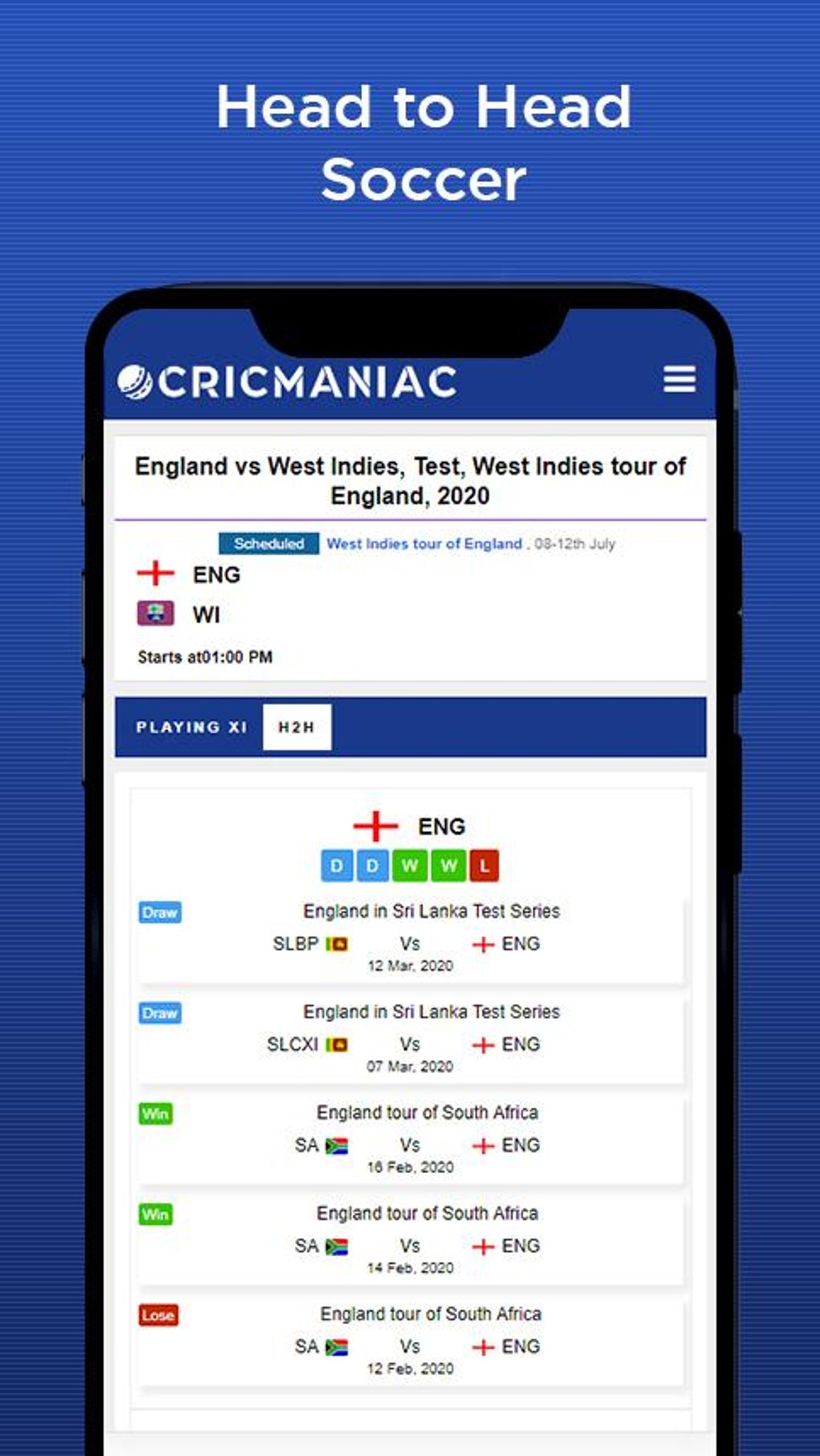 CricManiac - Live Cricket Scores for Android - Download